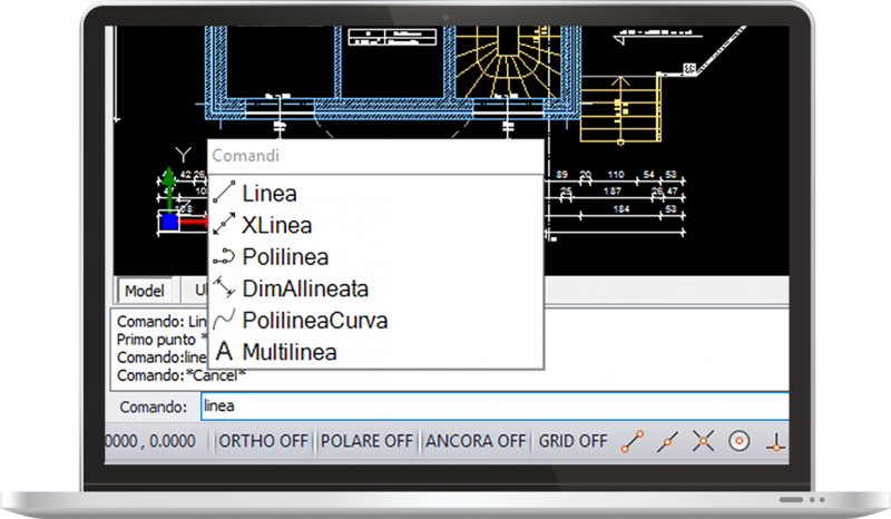 Caratteristiche di GCAD - GEC Software