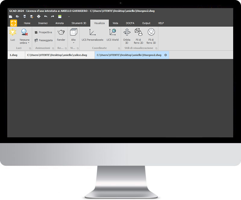 Caratteristiche di GCAD - GEC Software