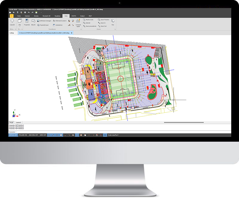 Caratteristiche di GCAD - GEC Software