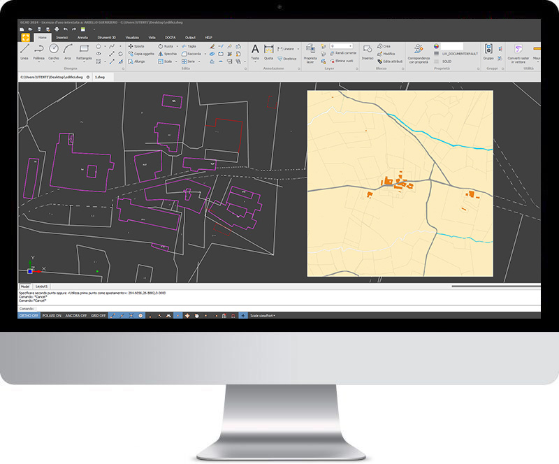 Caratteristiche di GCAD - GEC Software