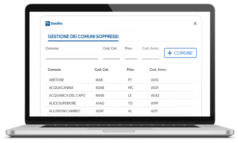 Novità di Eredito - GEC Software