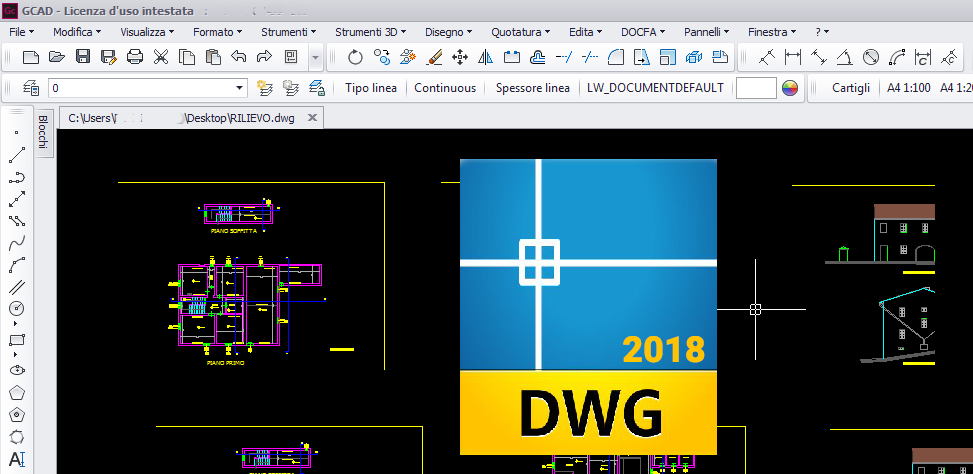 Caratteristiche di GCAD - GEC Software