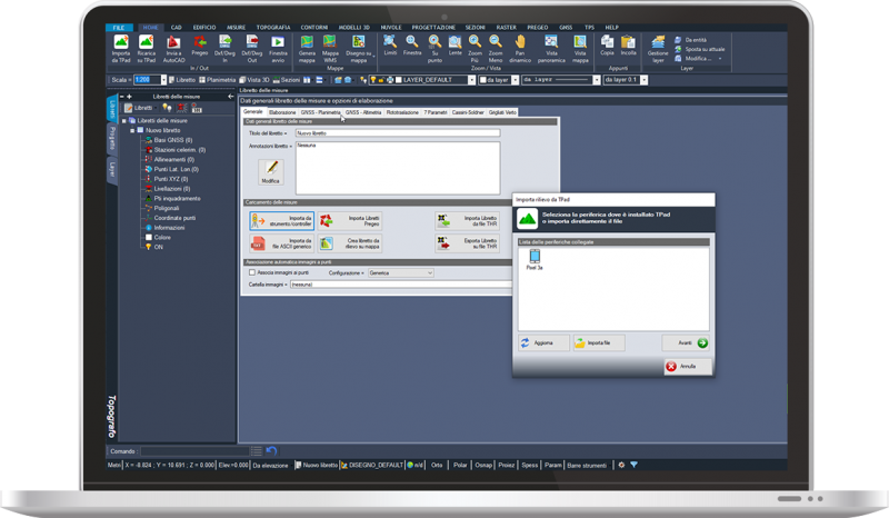 Novità di Topografo - GEC Software