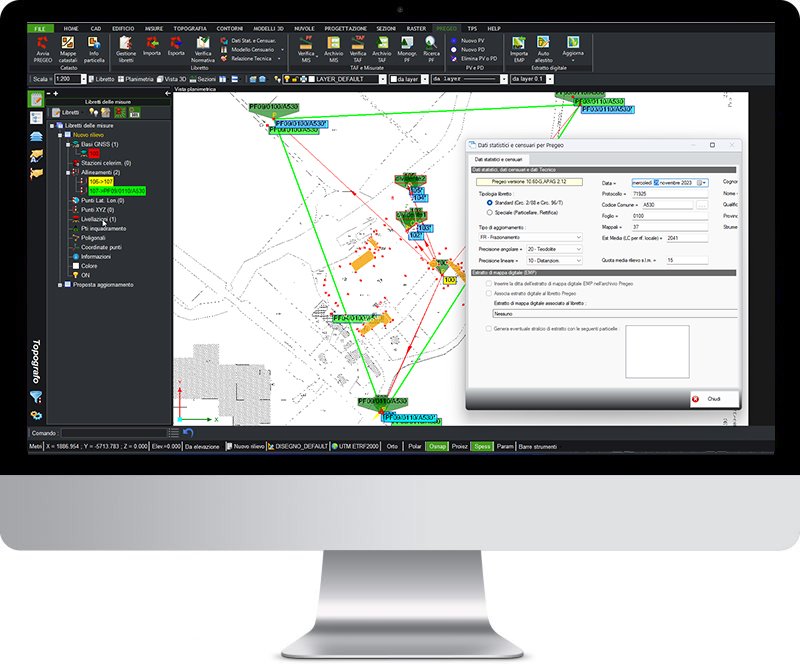 Novità di Topografo - GEC Software